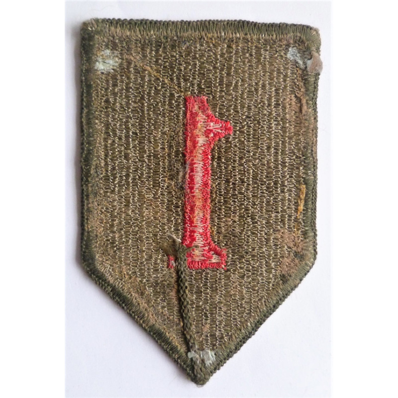 United States 1st Infantry Division Patch Badge United States WWII