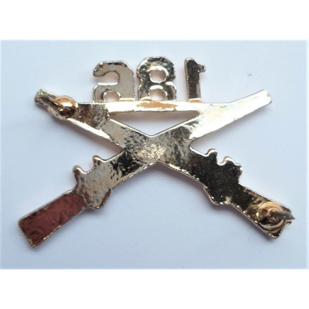 United States Army 186th Infantry Regiment Officers Collar Insignia WW