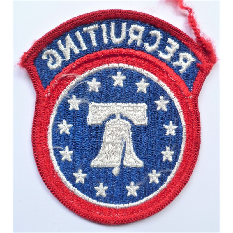 US Army Recruiting Command Cloth Patch Vietnam period United States