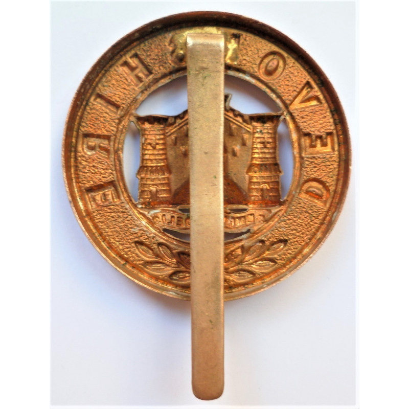 Devonshire Regiment Pagri Badge Converted Original pre WW1 Boer War