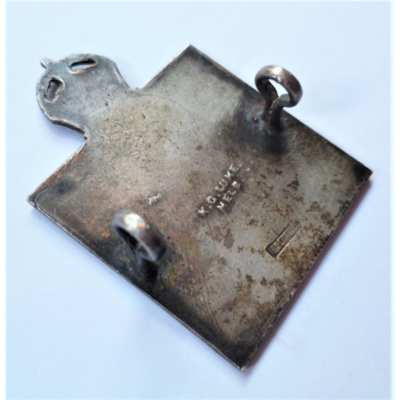 WW1 Royal Army Chaplains Department Sterling Silver Cap Badge