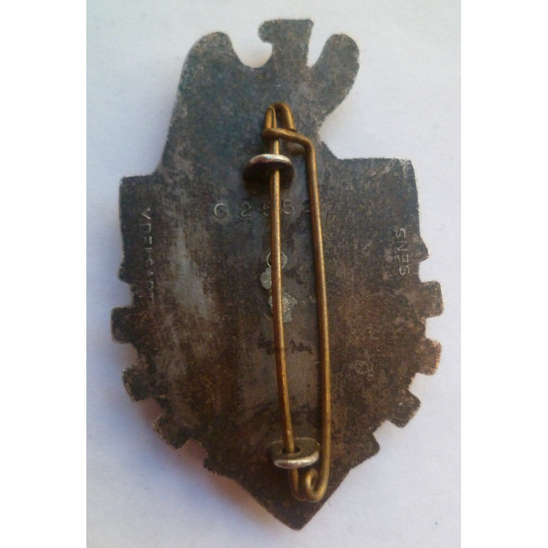 French Military 4th Command Support Regiment Badge. An original badge
