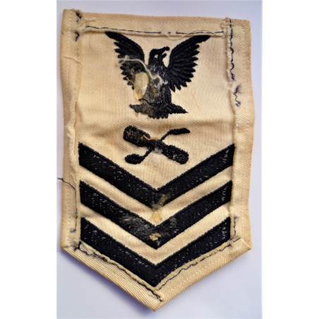 WW2 US Navy Molder Trade Rating Badge insignia
