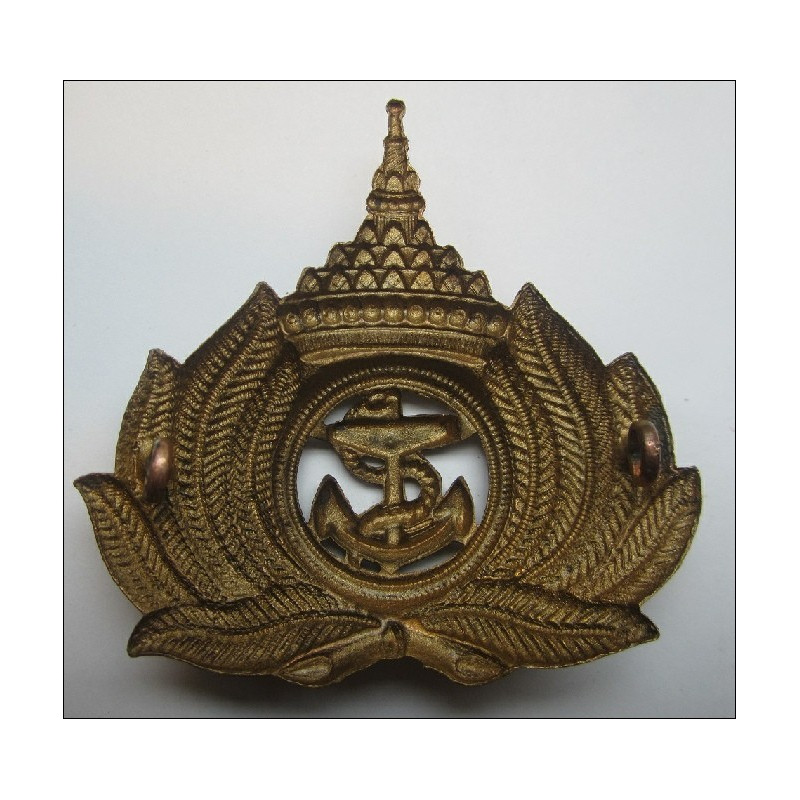 Royal Thai/ Siam Navy Officers Cap Badge, commonwealth