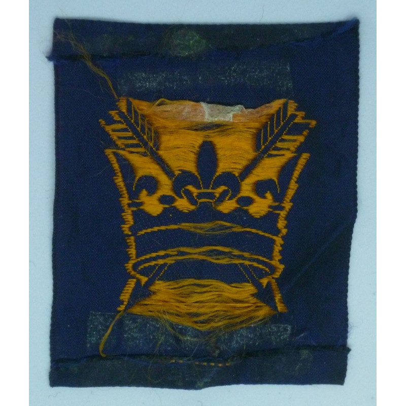 54th Infantry Division Cloth Formation Sign. Original cloth badge