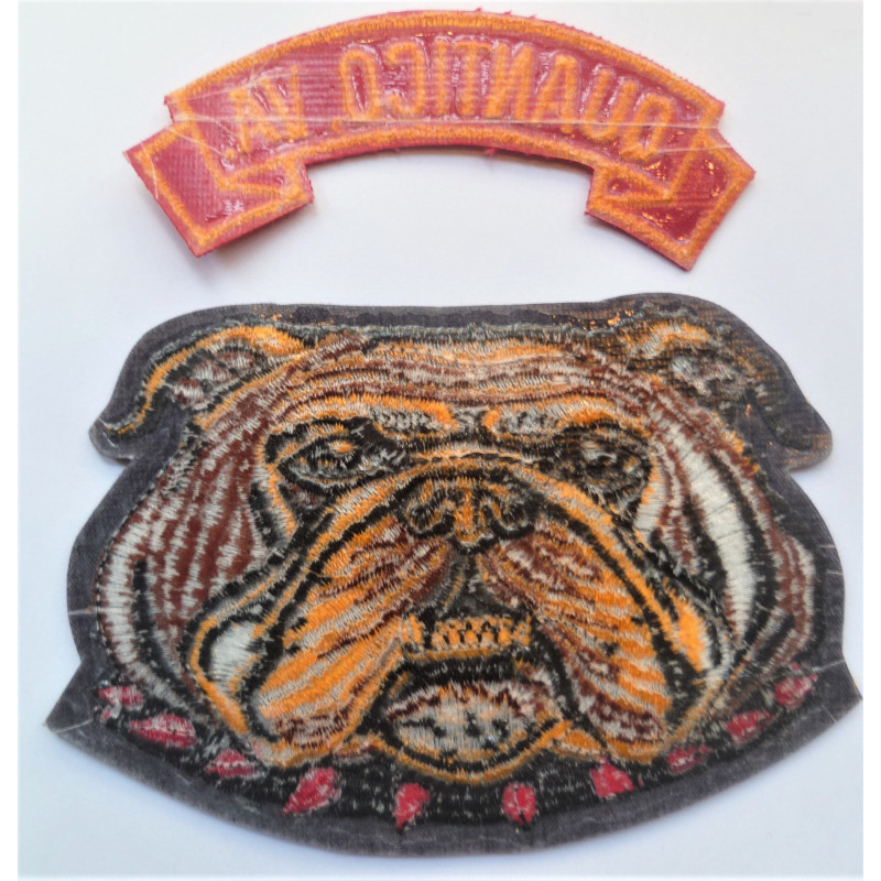 US Marine Corps Quantico VA Cloth Patch United States