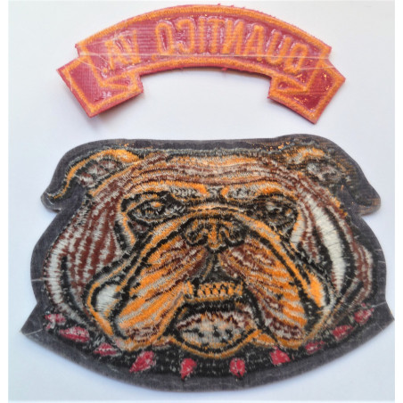 US Marine Corps Quantico VA Cloth Patch United States